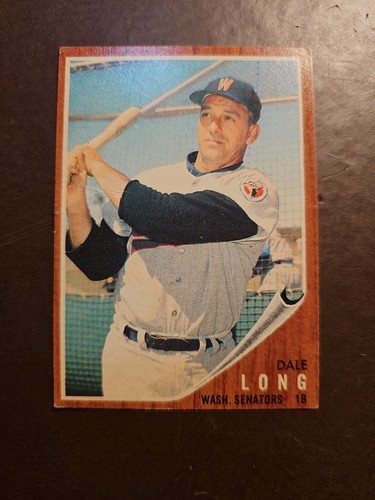 1962 Topps - #228 Dale Long Washington Senators PR🔥 | eBay