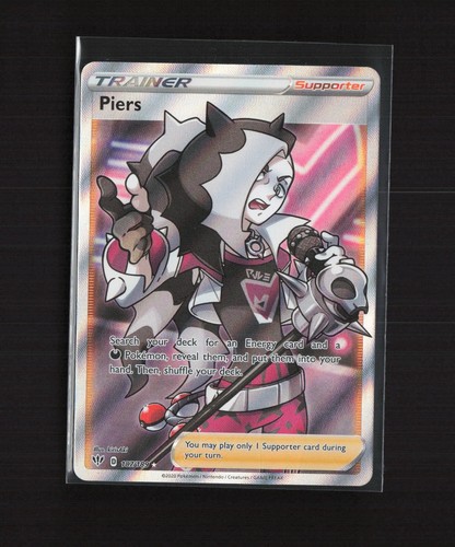 Piers 187/189 Darkness Ablaze Full Art Holo Ultra Rare Pokemon Card | eBay