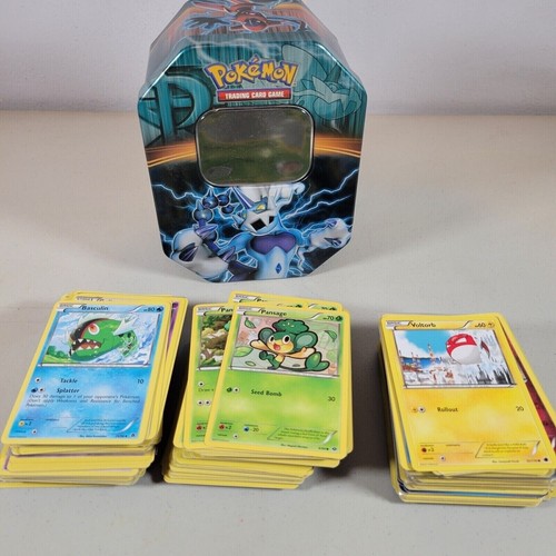 Pokemon Card Lot of 275 Pokemon TCG Cards Common and Uncommon in Tin ...