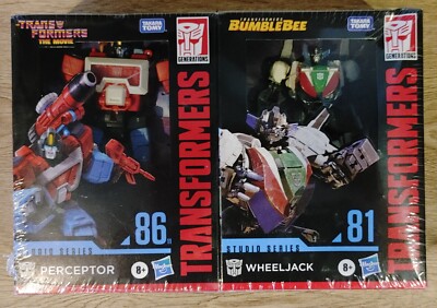 Hasbro Transformers STUDIO SERIES 86 PERCEPTOR & 81 WHEELJACK Lot 2 New ...