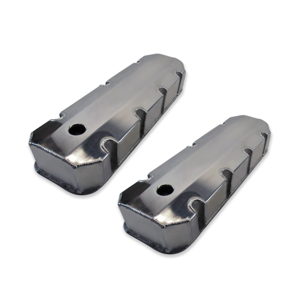 For Chevy BBC 396 402 427 454 502 Polished Fabricated Aluminum Tall ...