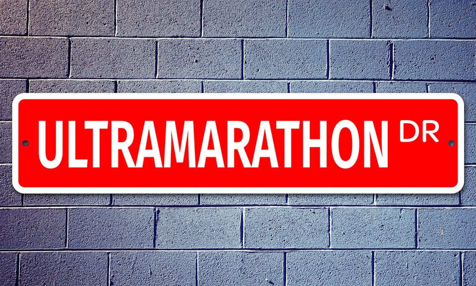 7709 SS Ultramarathon 4" x 18" Novelty Street Sign Aluminum | eBay