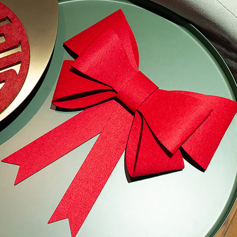 Red Ribbon Hair Bow