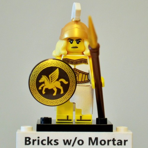 New Genuine LEGO Battle Goddess Minifig with Shield and Spear Series 12 ...