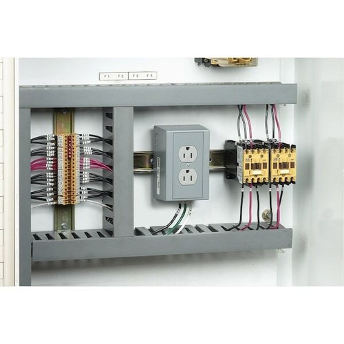 Hubbell Drub15 15A Duplex Din Rail Receptacle 125Vac 5-15R Gy | eBay