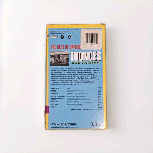 TOONCES and Friends Best of Saturday Night Live (Vhs, 1993) Steve ...