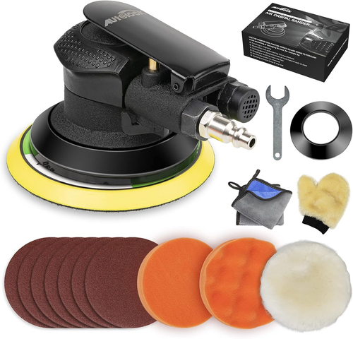 Autolock 5 Inche Air Random Orbital Sander, Pneumatic Palm Car Sander ...