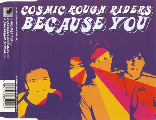 COSMIC ROUGH RIDERS Because You CD MINT UK Alternative Indie Psych Pop ...