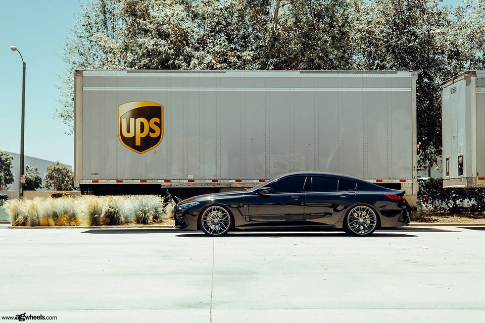 22” AG M520r GRAPHITE METALLIC WHEELS RIMS FOR BMW F01 / F02 740 750 ...