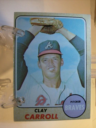 1968 Topps Baseball #412 - Clay Carroll - Atlanta Braves 68-101 | eBay