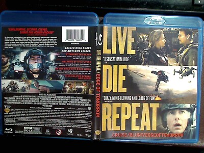 Live Die Repeat Edge of Tomorrow 2014 Blu-Ray DVD 883929386819| eBay