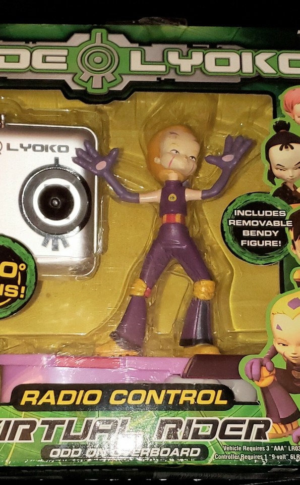CODE LYOKO RADIO CONTROL VIRTUAL RIDER ODD ON OVERBOARD IN BOX RARE ...