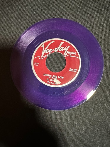 VEE-JAY RECORDS RARE SOUL/FUNK 45 - EL DORADOS - LIGHTS ARE LOW / OH ...