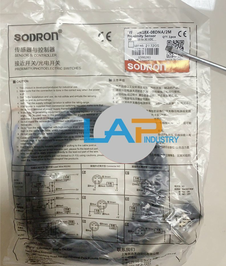 1PCS New For SODRON Proximity Switch SN18X-08DNA/2M 10-30VDC | eBay