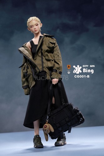 1/6 Scale For Mr.Z Model Studio CG001 City Girl Mu/Bing Female Action ...