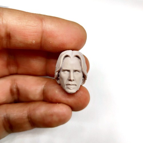 1/10 Scale Killer God Keanu Reeves Head Sculpt Unpainted Fit 7" Neca ...