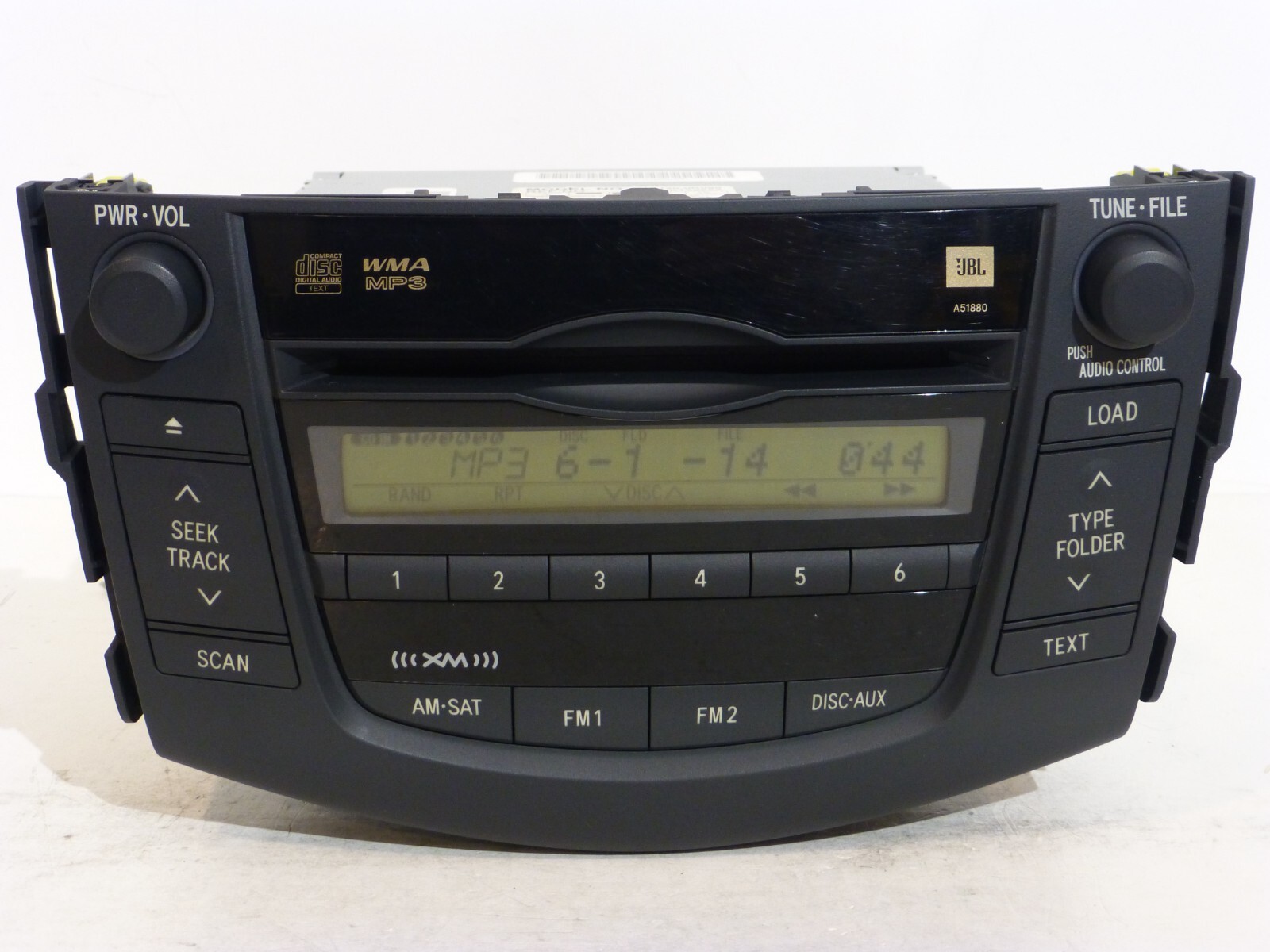 OEM TOYOTA Rav4 JBL XM Radio 6 CD DISC CHANGER mp3 Player STEREO UNIT ...