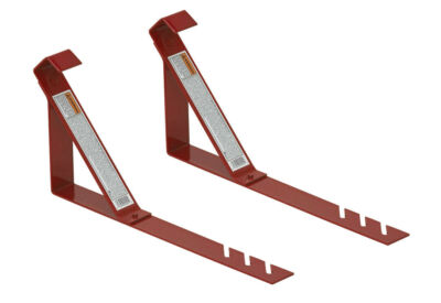 QualCraft 2501 Set Of 2 Heavy Duty 45 Degree Angle Fixed Roof Bracket ...