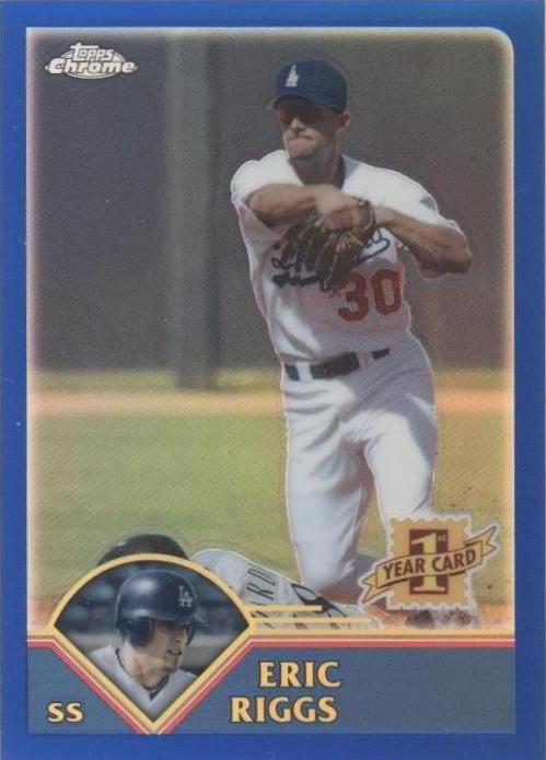 2003 Topps Chrome Traded & Rookies - Eric Riggs #T205 Refractor (RC ...