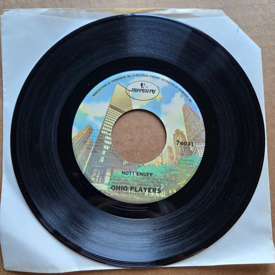 OHIO PLAYERS Time Slips Away/Nott Enuff 45 7" Record Vinyl Records | eBay