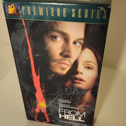 From Hell 2002 VHS HTF Johnny Depp Heather Graham Rare Horror Film ...