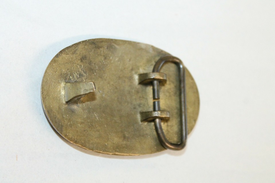 Antique Style Military Civil War Confederate CSA Belt Buckle Oval SOLID ...