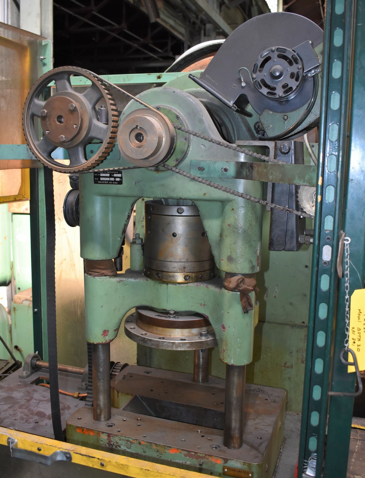 30 TON BRUDERER "BSTA30" 3-POST HIGH-SPEED AUTOMATIC PRESS (PARTS ...