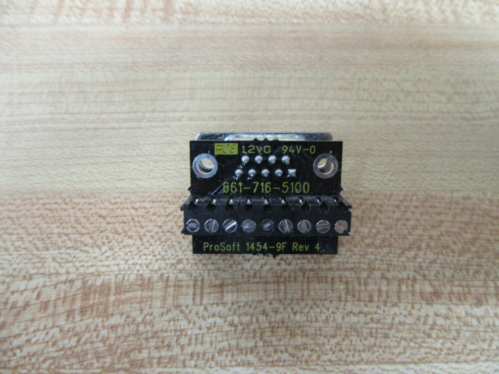 Prosoft 1454-9F Edge Connector Assembly 14549F Rev. 4 | eBay