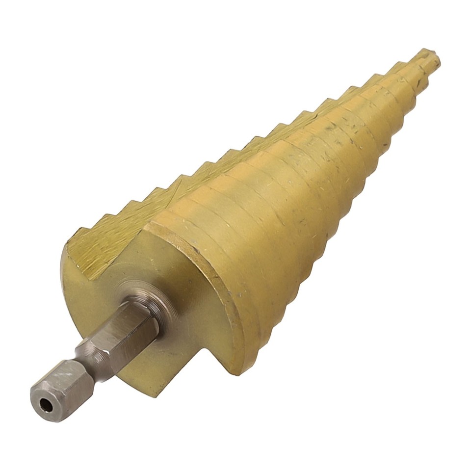 New High Quality Step Cone Drill Equipment HSS Hex Shank Two Flute ...