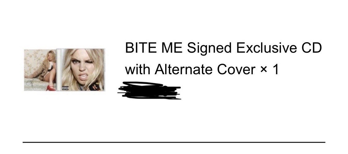 Renee Rapp Bite Me Signed CD with Alternate Cover, Autographed | eBay