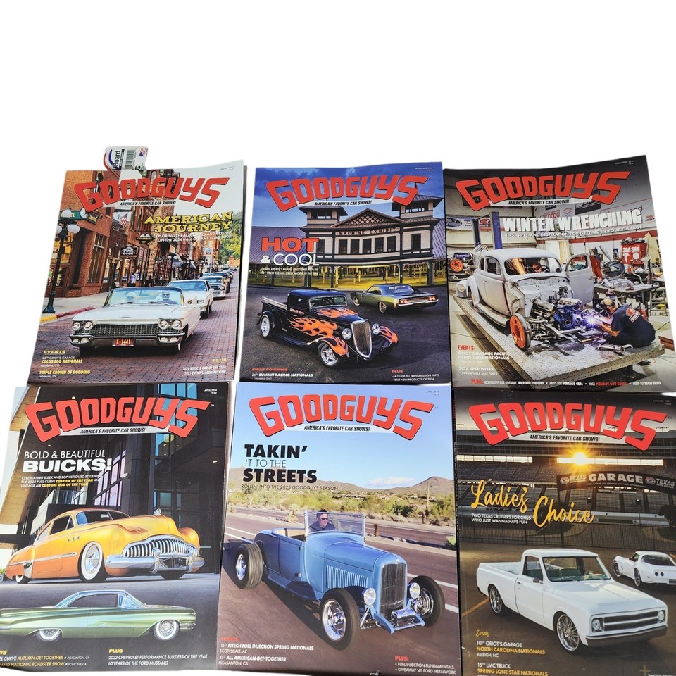 Goodguys Magazine 34 Lot Classic Hot Rod Custom Car Show Enthusiast ...