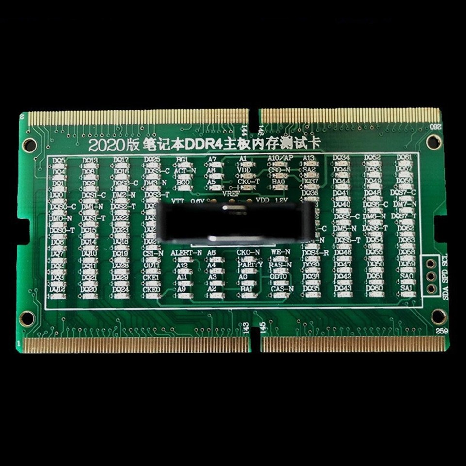 1Pack SO-DIMM Analyzer Diagnostic Tester RAM Test Card Laptop DDR4 W ...