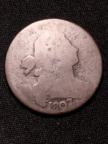 1807 Draped Bust 1C Large Cent Copper One Penny US Coin | eBay