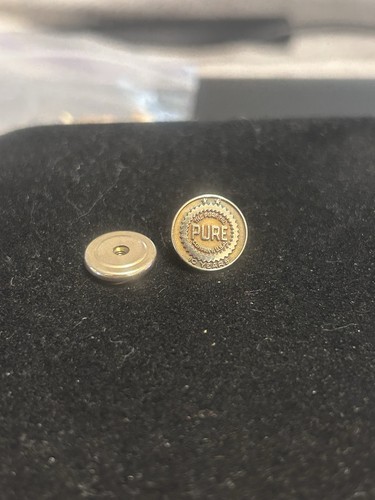 2 Pure Oil Co. Vintage 10K Gold Faithful Service Award Pins 5 And 10 ...