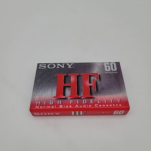 VINTAGE SONY HF 60-Min Blank Audio Cassette Tape *NEW OLD STOCK | eBay