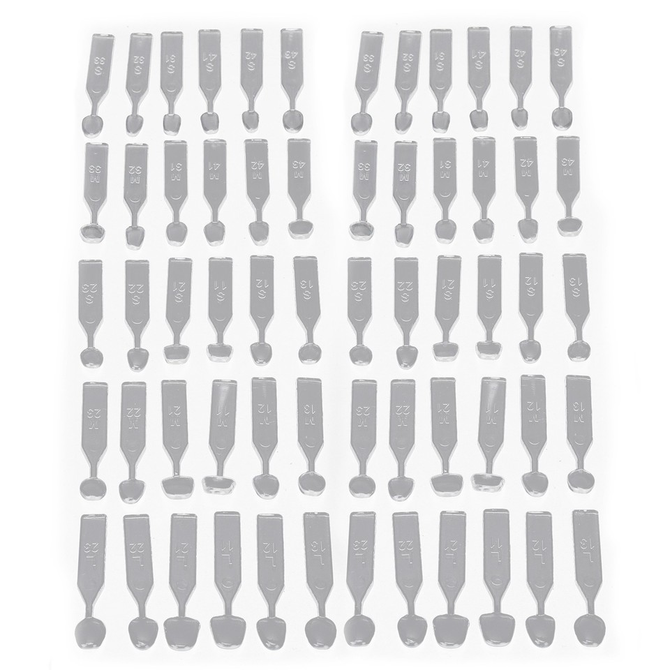 60pcs Veneers Mould Heat Resistance Resistance Dental Veneer Template ...