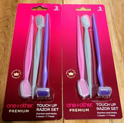 ️One + Other Touch-Up Razor Set 3 Razors w/Protective Covers 2 Sets ️ ...