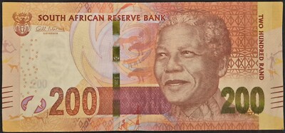 South Africa 200 Rand Banknote Mandela | eBay Australia