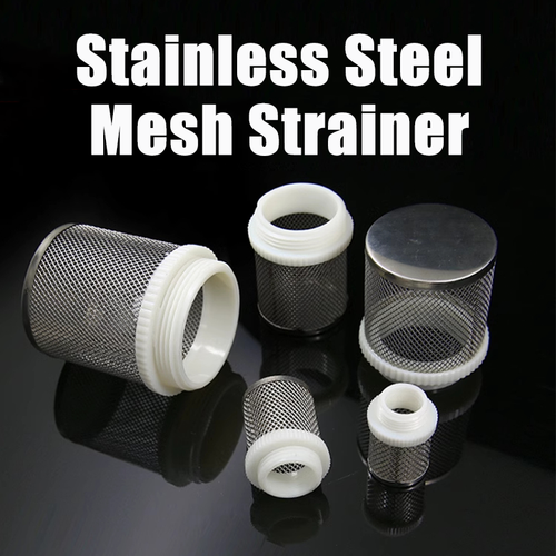 Stainless Steel Mesh Aquarium Strainer-Suction And Sump Filter 1/2" - 4 ...