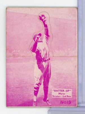 1934 BATTER-UP BUDDY MYER #19 SEE SCANS | eBay