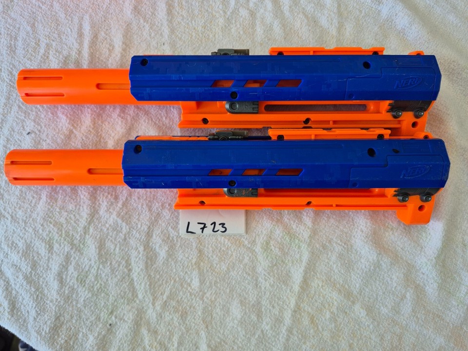 2 Nerf N-Strike Long Strike CS-6 Sniper Barrel Extension Attachment ...