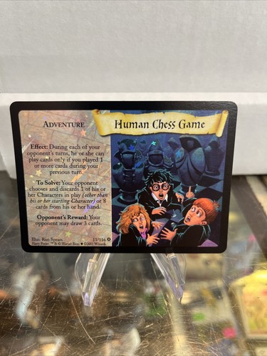 Harry Potter TCG Human Chess Game Adventure Card #11/116 WOTC Foil Rare ...