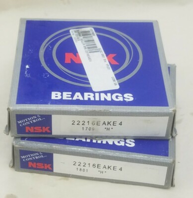 NSK 22216 EAKE4 Spherical Cylindrical Roller Bearing made in Japan ...