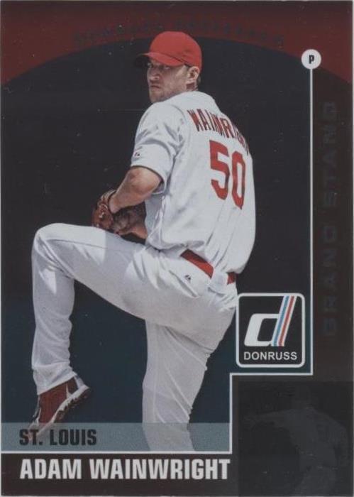 2015 Panini Donruss - Preferred Adam Wainwright #33 Grand Stand Bronze ...