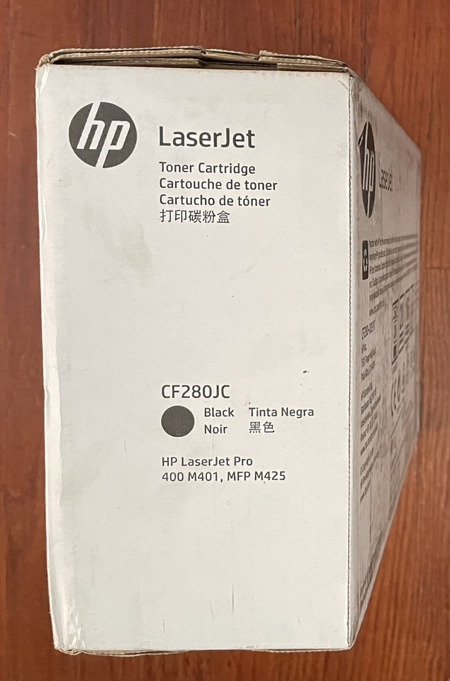 New Genuine HP CF280JC Black Toner Cartridge Extra High Yield 400, 401 ...