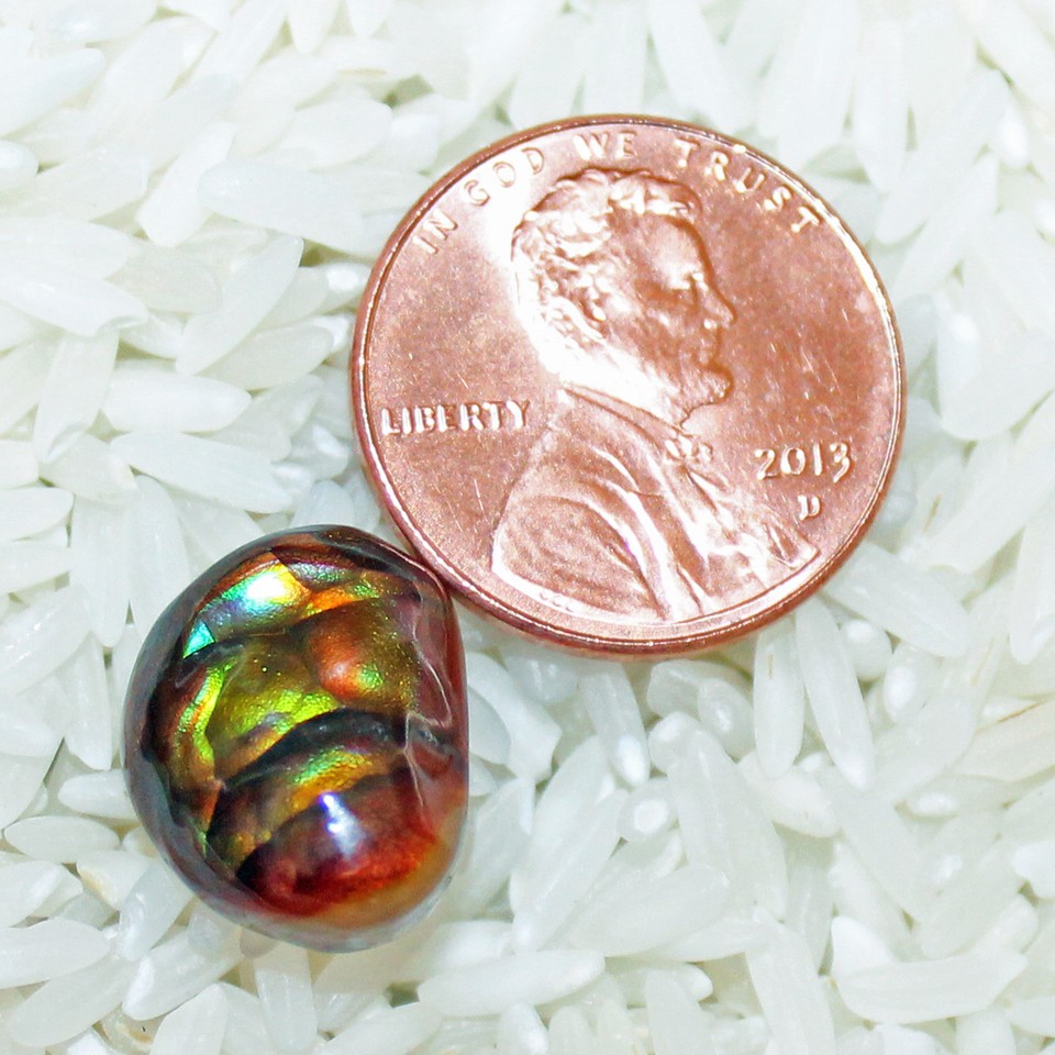 Fire Agate Gem AAA Quality from Slaughter Mountain Arizona 7.28 ct. | eBay