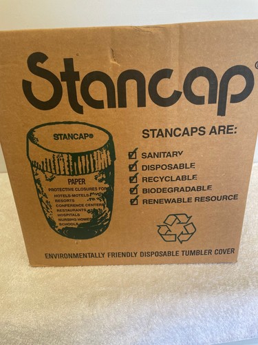 Stancap White Paper Glass / Caps 69mm, 1500 case (new) FREE SHIPPING | eBay