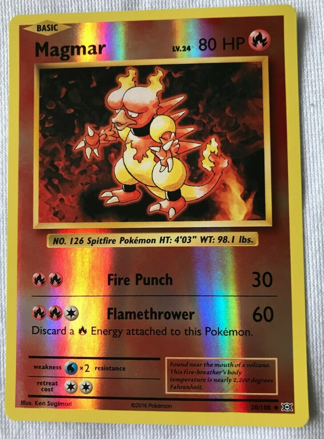 Magmar Card