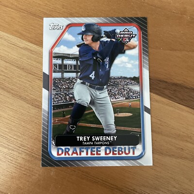 2022 Topps Pro Debut Trey Sweeney Draftee Debut Insert - Card # DB-9 🔥 ...