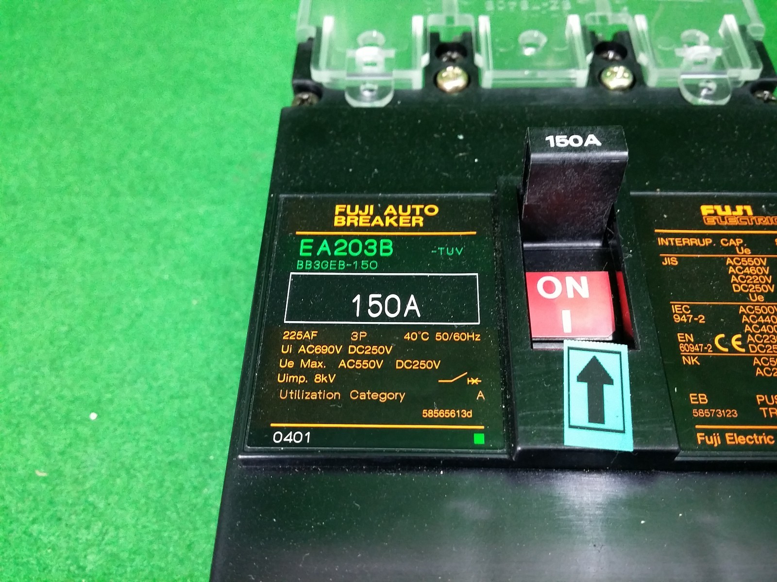 FUJI ELECTRIC EA203B-TUV 150A AUTO BREAKER BB3GEB-150 , USED | eBay